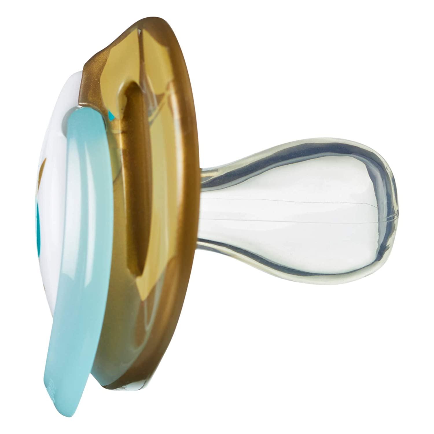 Tommee Tippee Moda Pacifiers 6-18m 4-Count Pink - BPA-Free Silicone ...