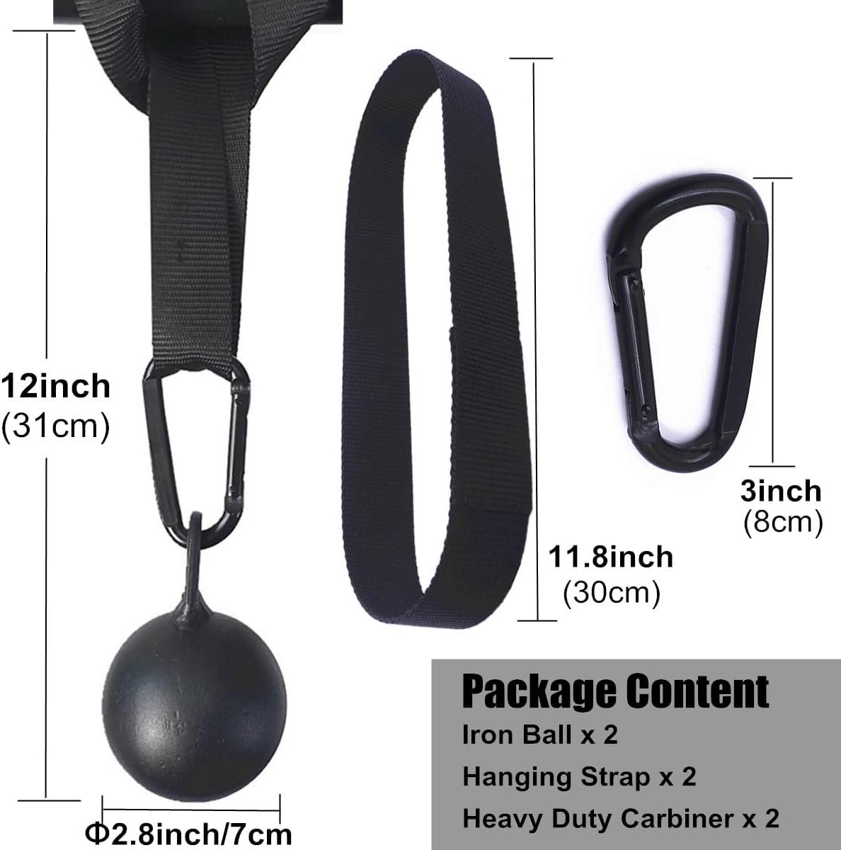 Mountain Pull Up Grips Set with Hanging Straps and Carabiner | Finger ...