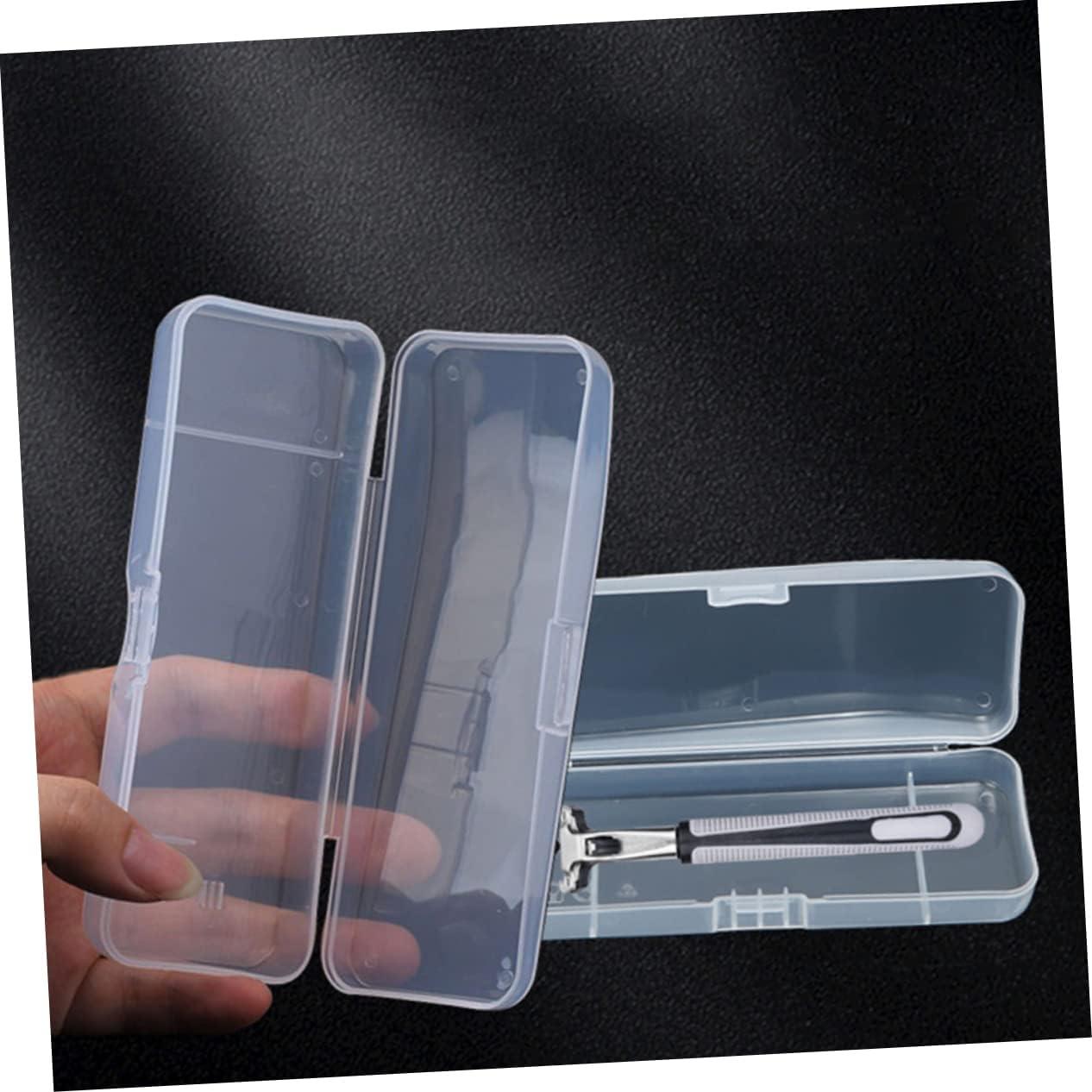 Doitool 10-Piece Razor Storage Box Set - Plastic Travel Containers for ...