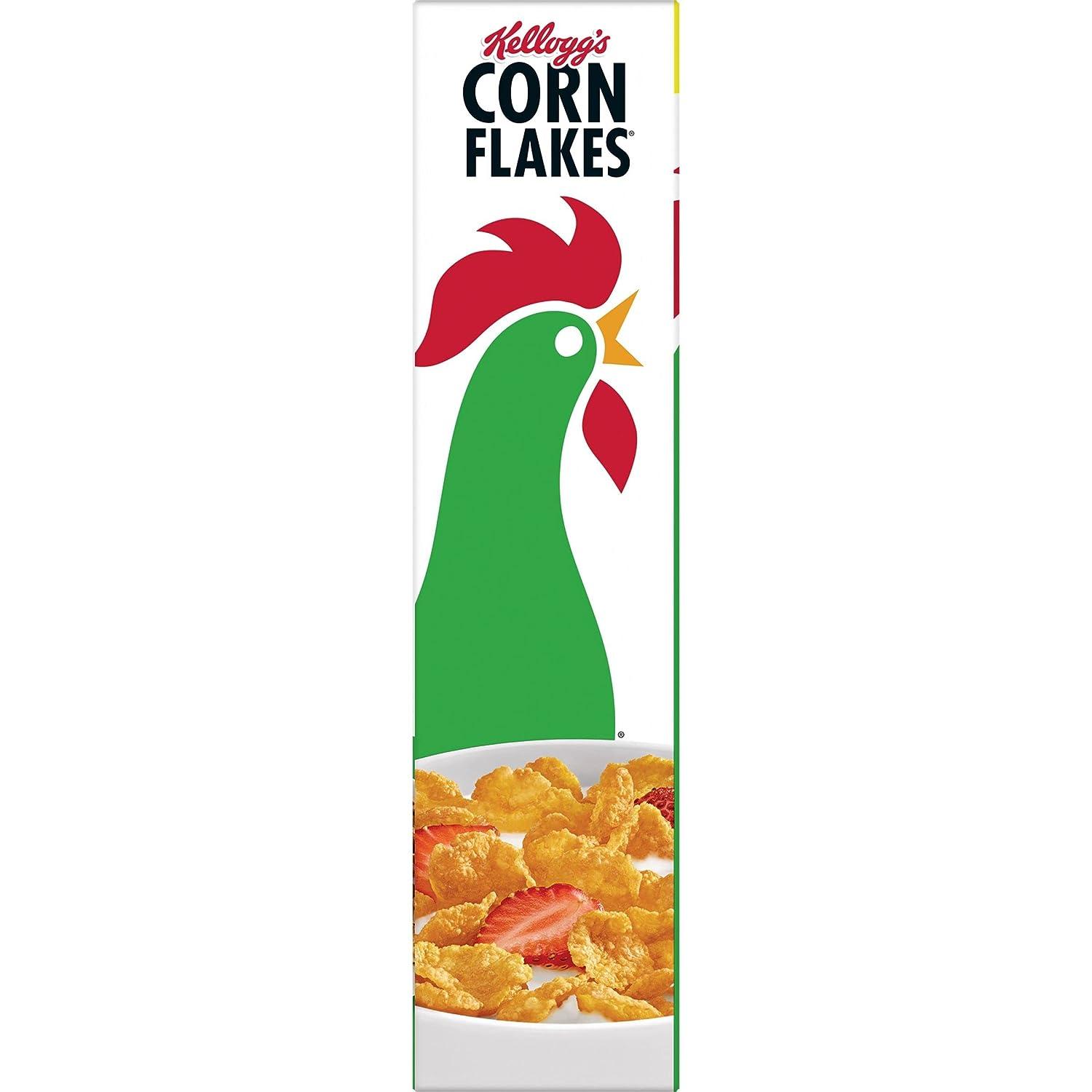 Kellogg's Corn Flakes Cereal - Family Size 18oz Box | Fat Free, 8 ...