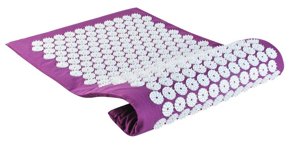 Premium Acupressure Mat for Whole Body Relaxation - Purple/Black ...