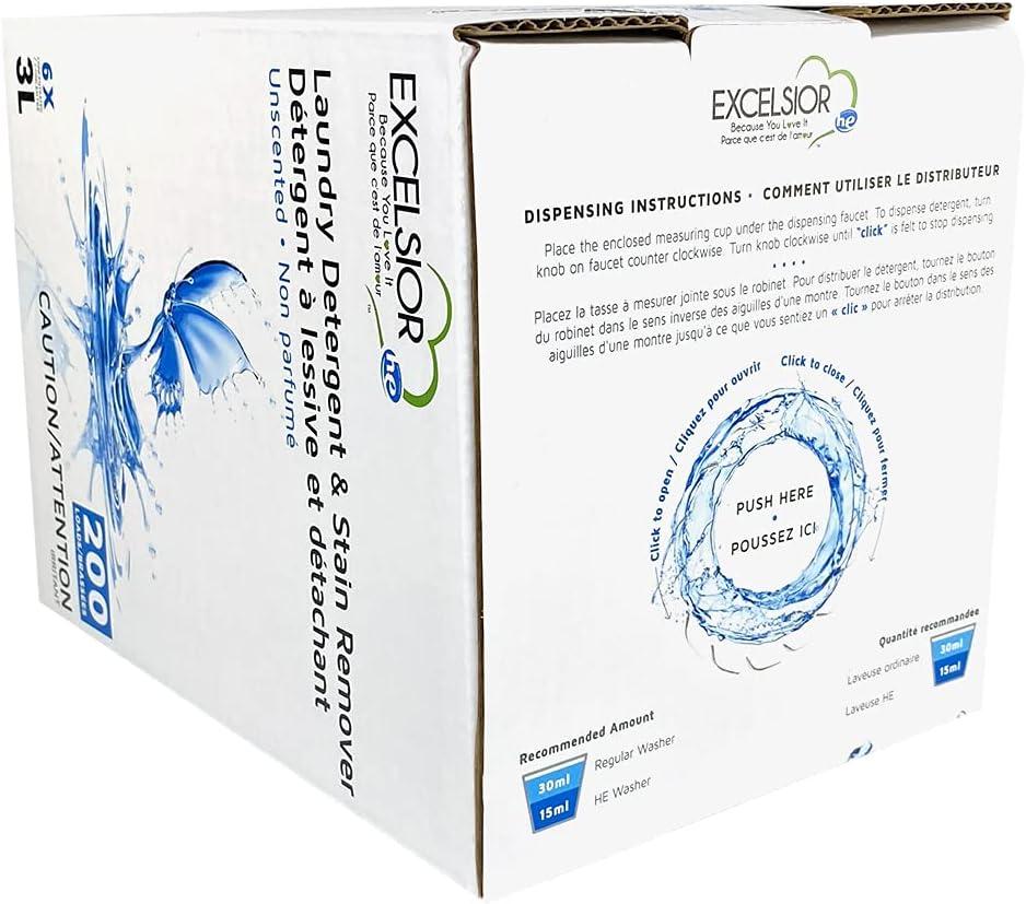 Excelsior Eco-Friendly Laundry Detergent - Concentrated Unscented ...