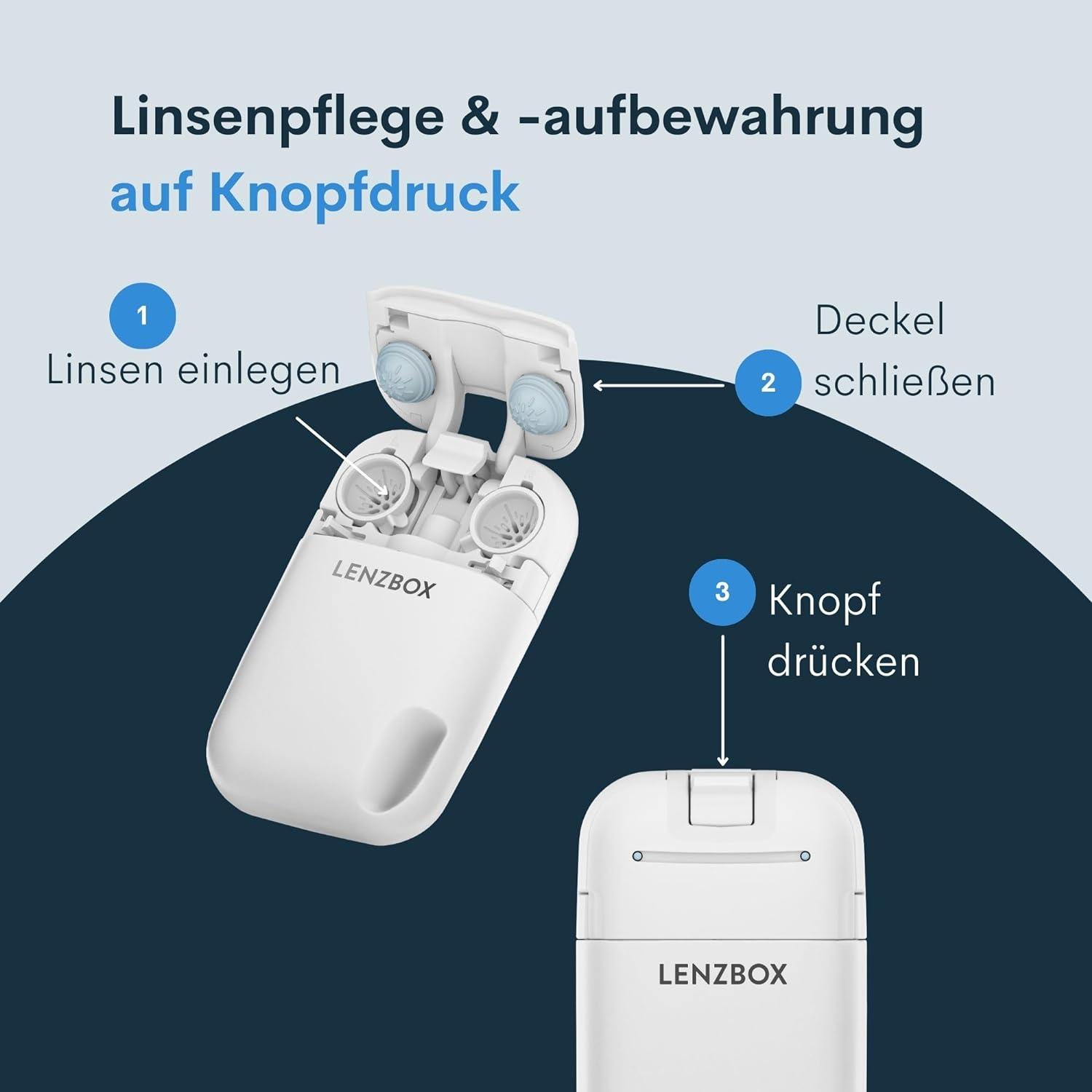 Lenzbox 3-Month Pack | Premium All-in-One Contact Lens Box & Lenzcare ...