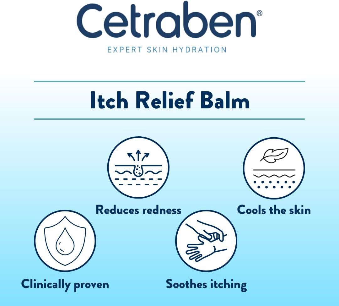 Cetraben Itch Relief Cream 50g - Soothes Itching, Cools Skin - Ideal ...
