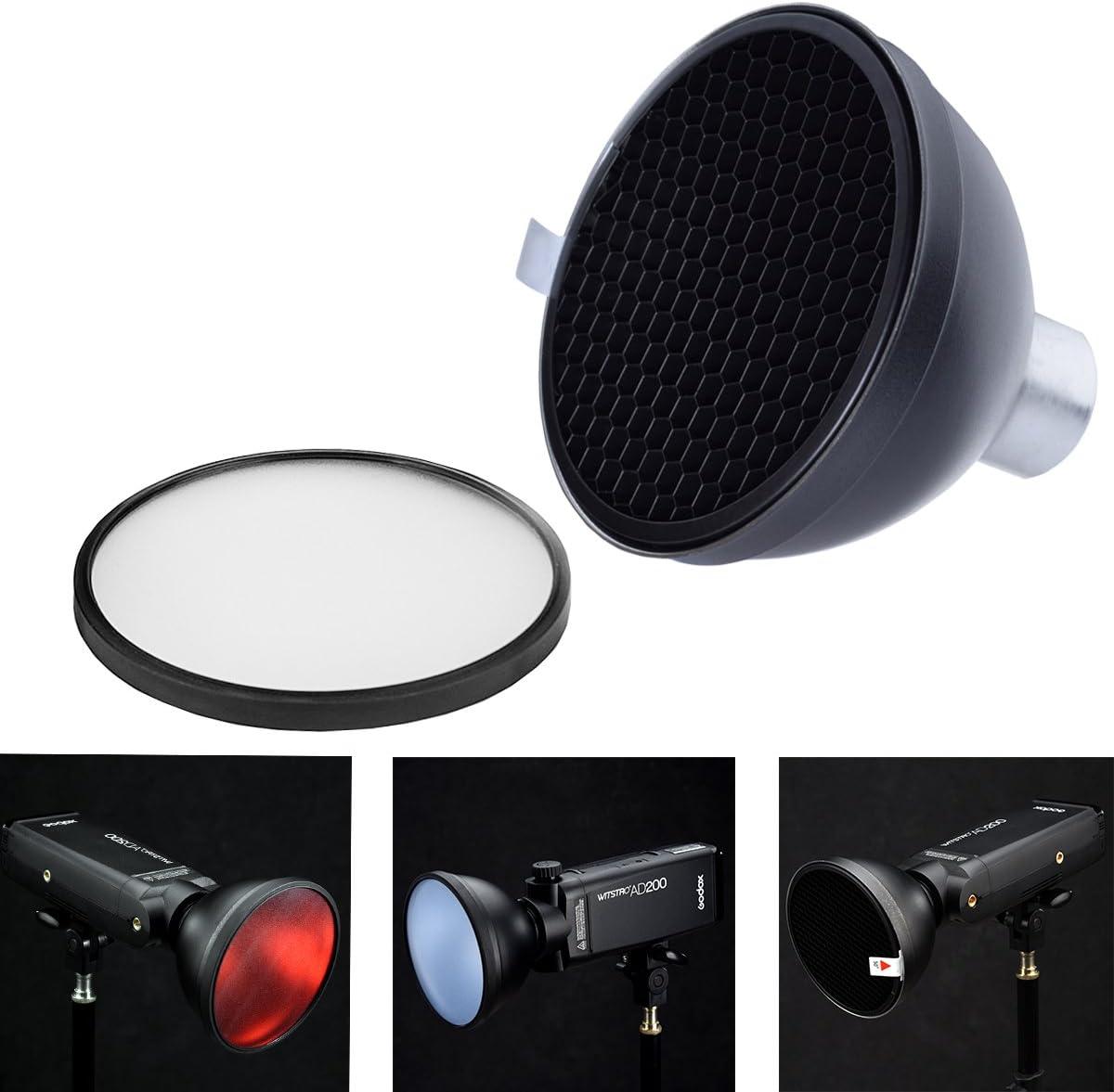Godox AD-S2 Standard Reflector with Soft Diffuser & AD-S11 Speedlite ...