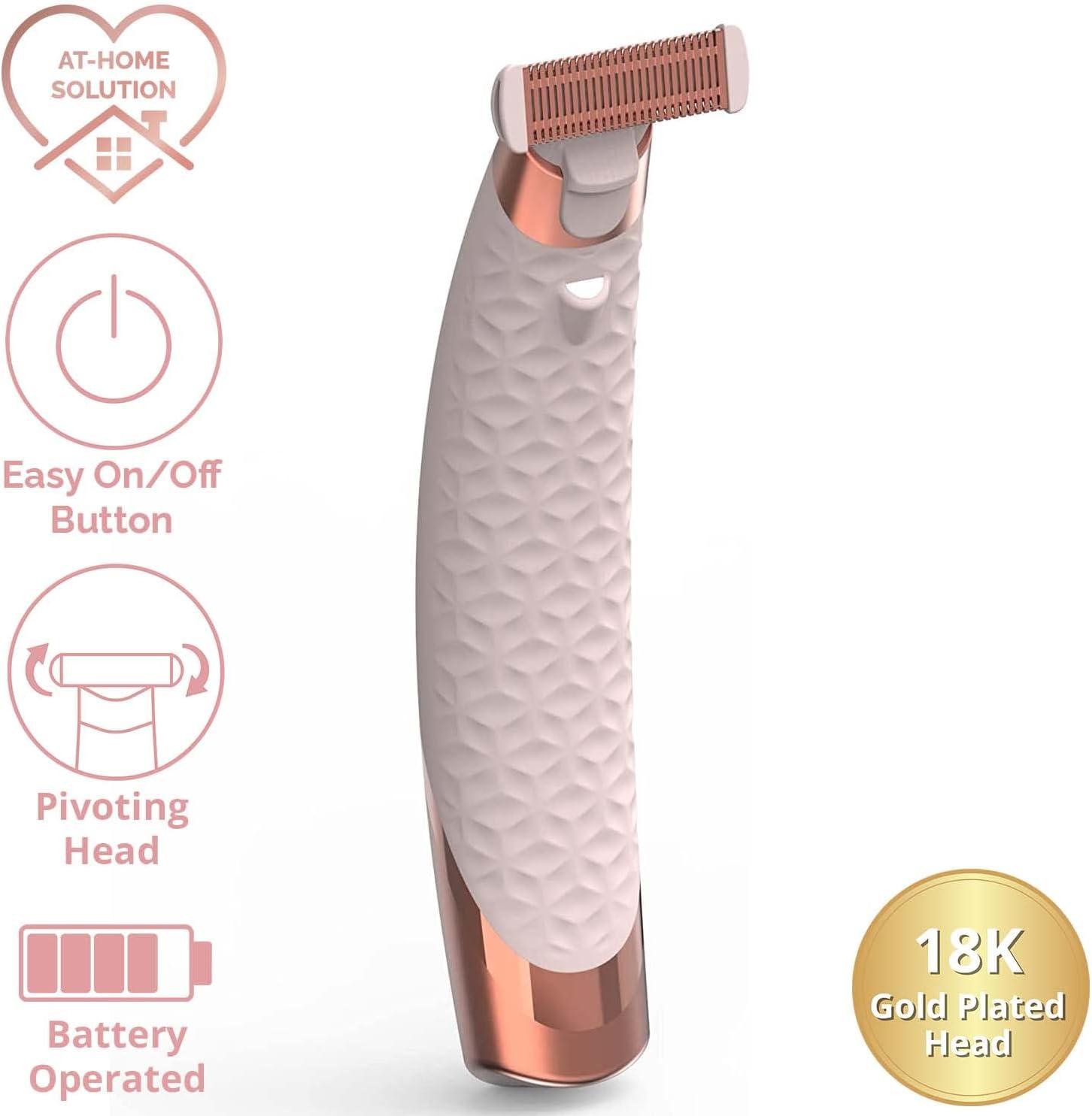 Finishing Touch Flawless Rechargeable Nu Razor Hypoallergenic Gold - 1 ...