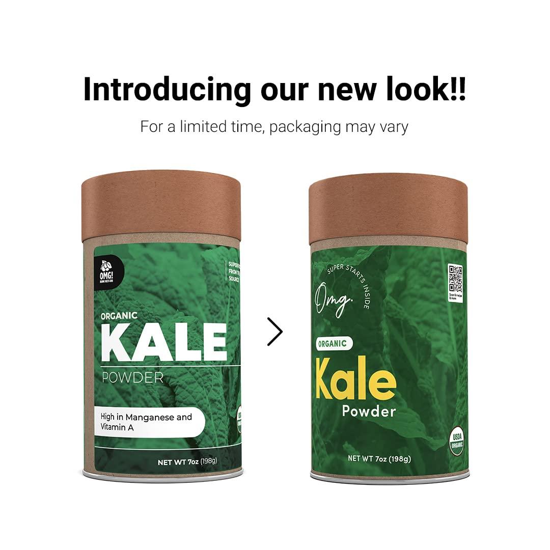 Organic Kale Powder - 100% Pure USDA Certified Superfood - Rich in ...