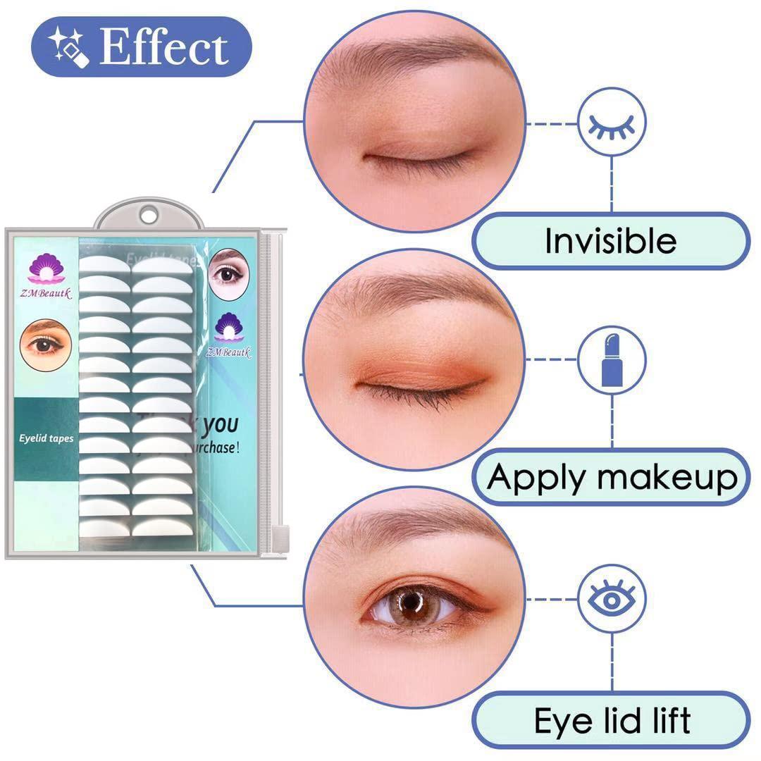288pcs 5MM Large Invisible Eyelid Tape Instant Eye Lift Strips - One ...