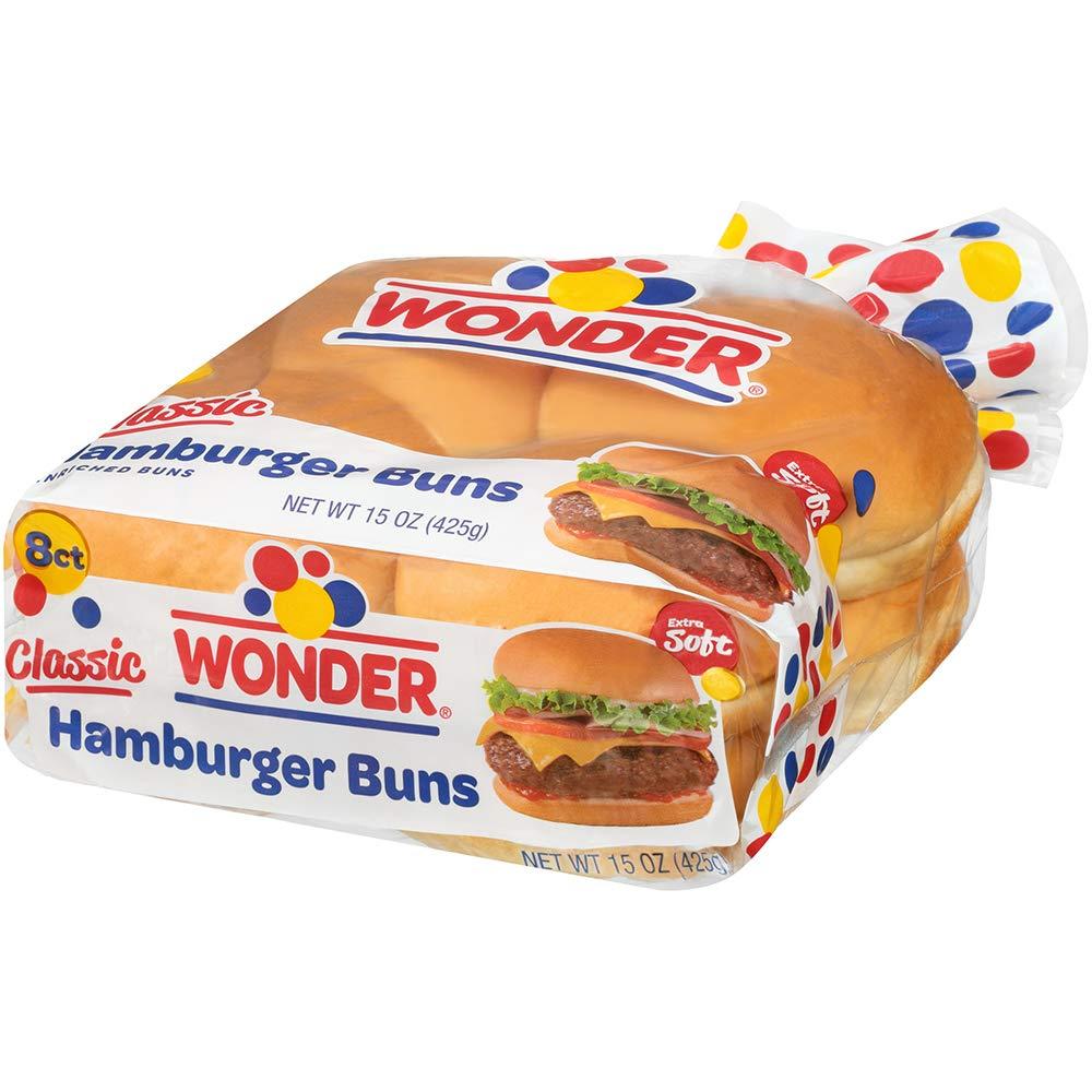 Wonder Bread Classic Hamburger Buns - 15 oz - Soft and Delicious | Buy ...