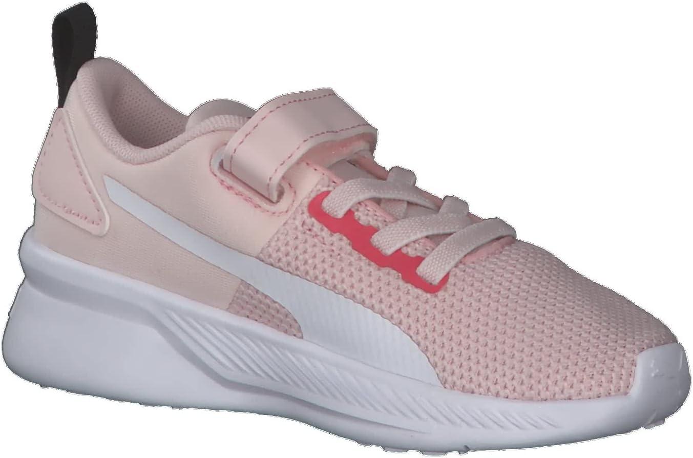 PUMA Kids Flyer Runner V INF Sneaker - 8 UK Child - Puma White/Lotus ...
