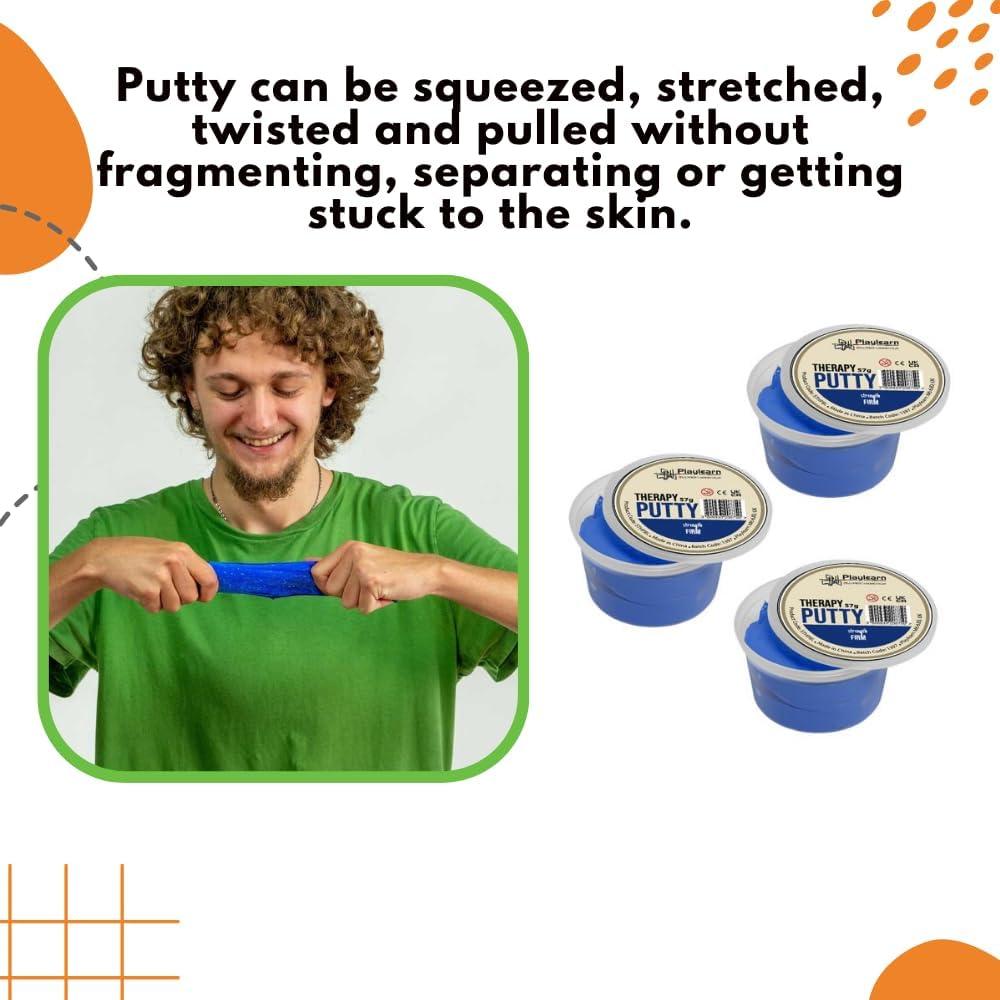 Playlearn Therapy Putty Firm Resistance Hand Exercise 57g Blue - Non ...