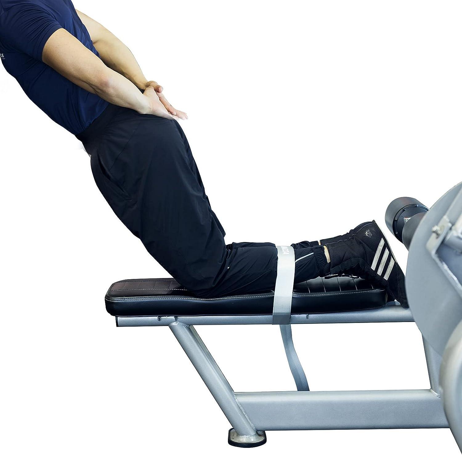 MAIZOA Nordic Hamstring Curl Strap - Assisted Leg Muscle Workout Belt ...