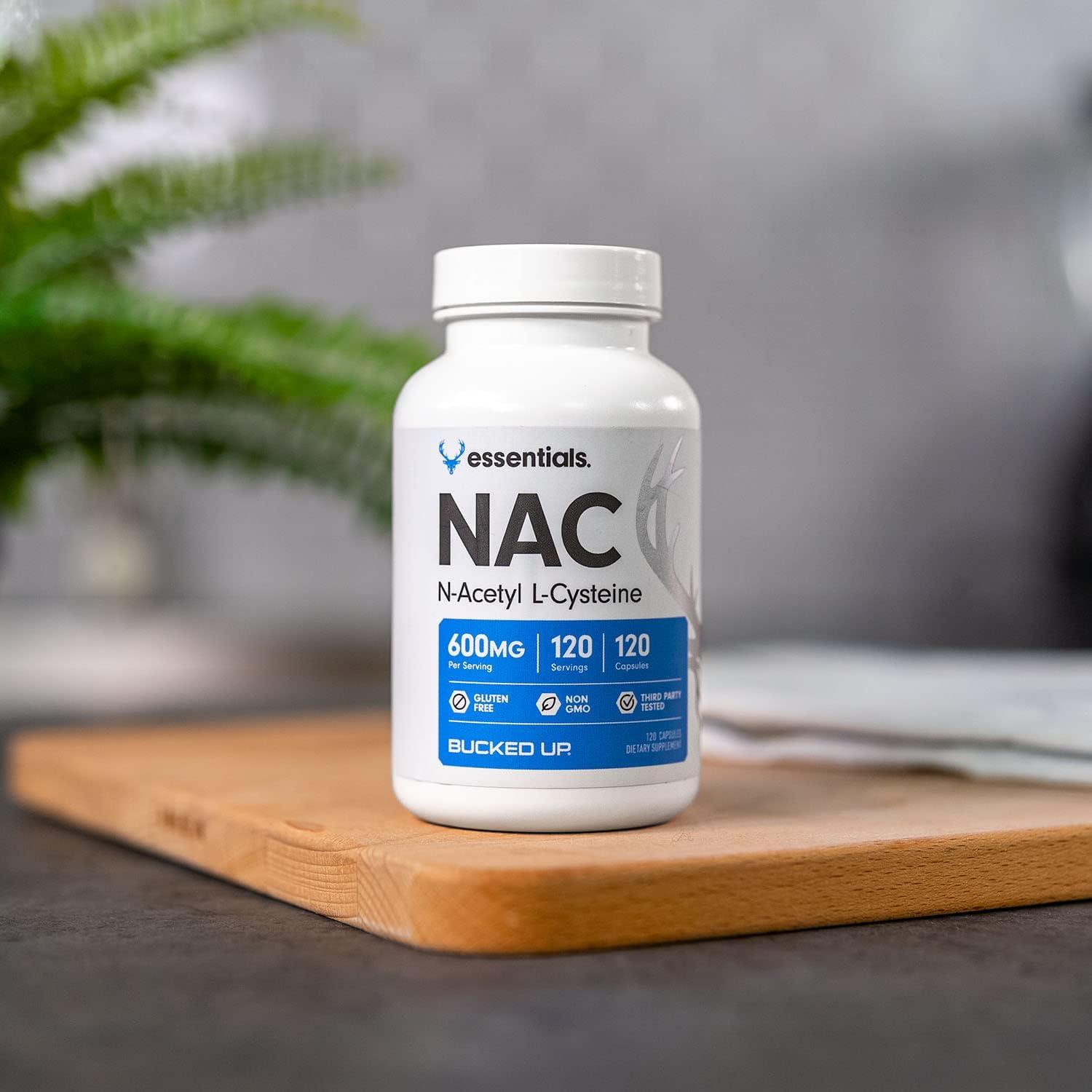 Bucked Up NAC Supplement (N-Acetyl Cysteine) 600mg Per Serving ...