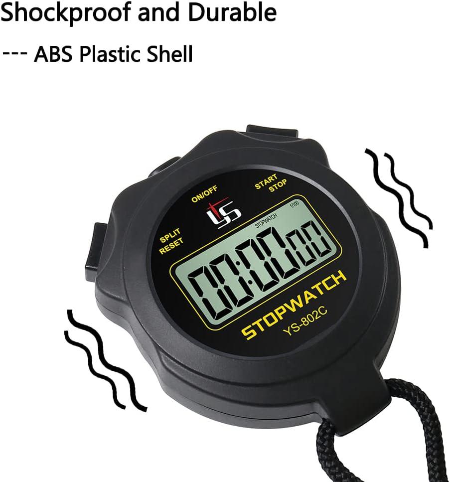 ZCTIMYI Digital Stopwatch Timer - Mute, Large Display, Easy-to-Use ...
