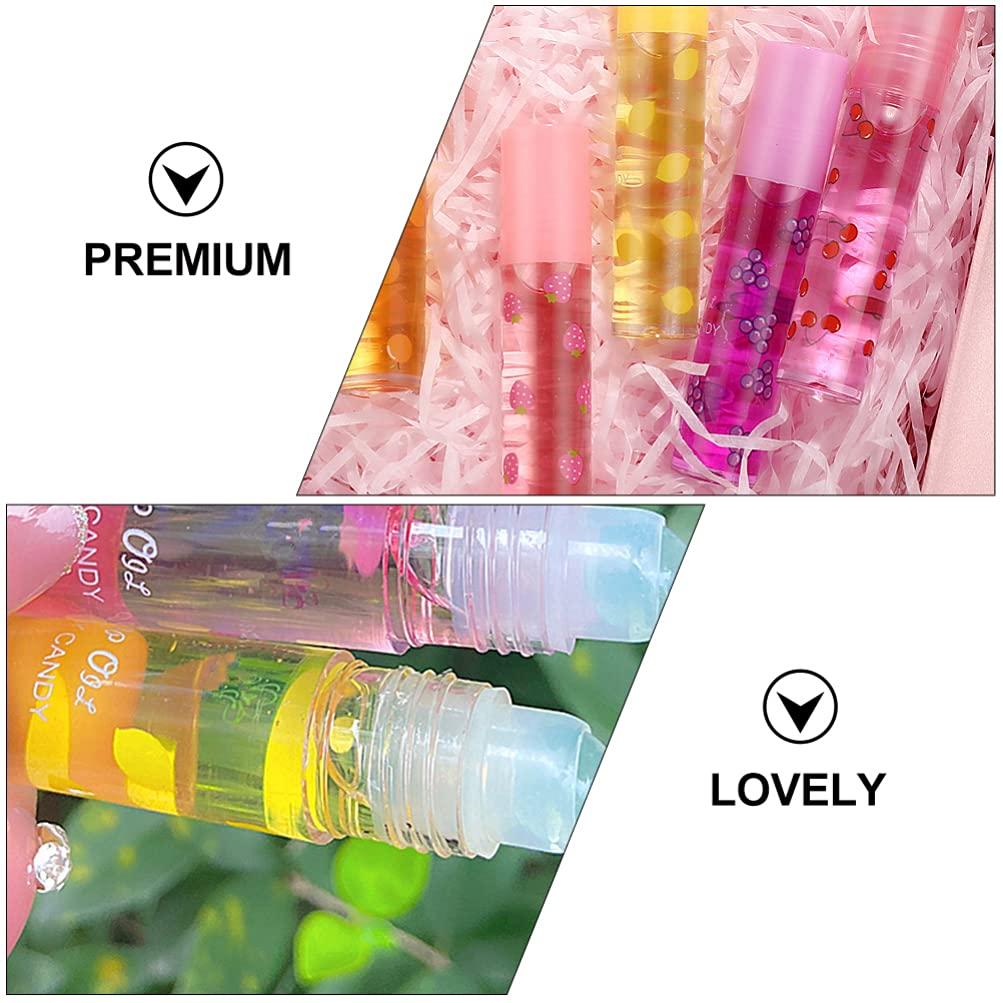 6 STK Fruity Lip Balm - Transparent Moisturizing Lip Protection & Ice ...
