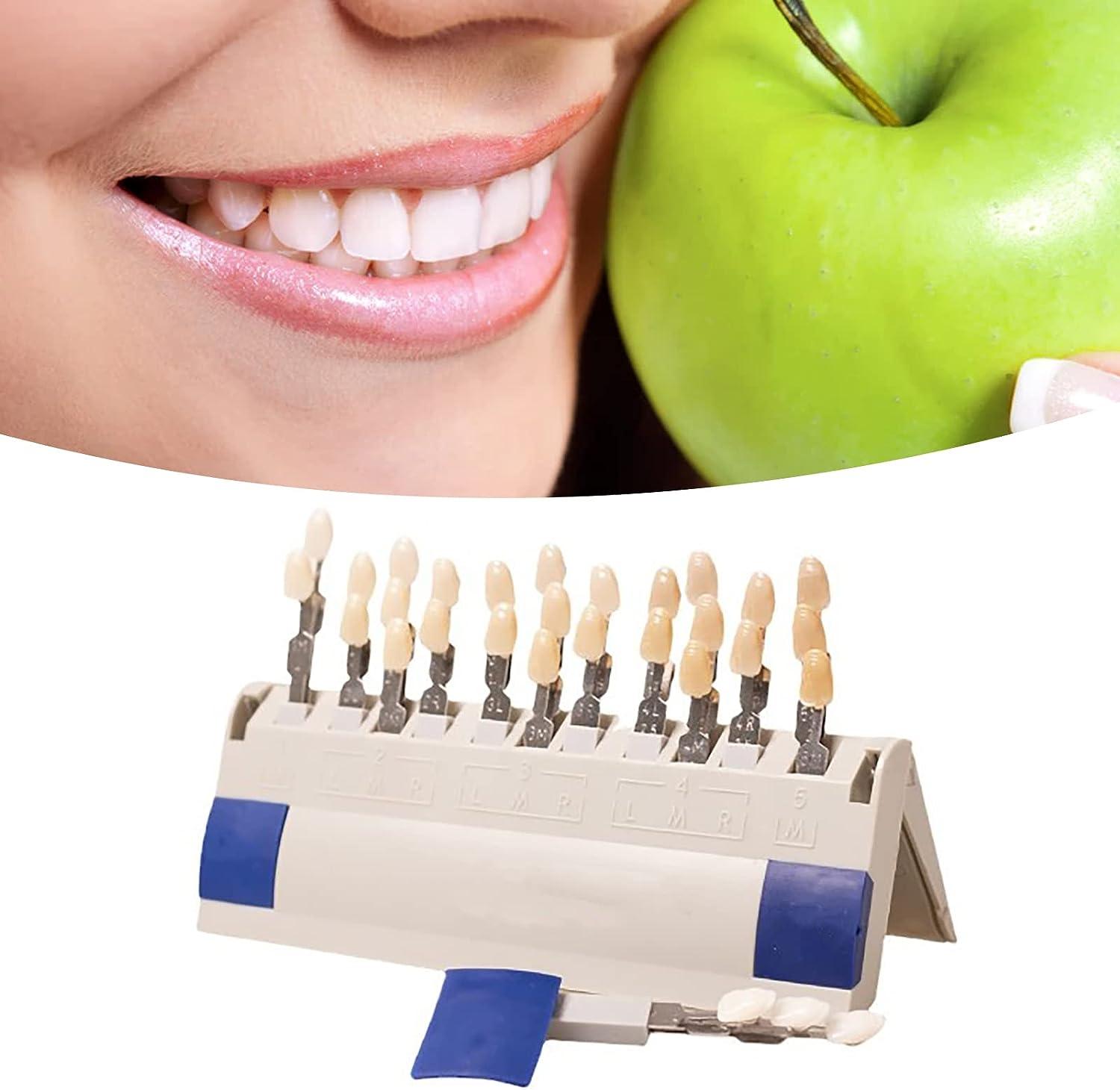 Teeth Shade Guide: 29 Colors Comparison - Removable Tooth Bleaching ...