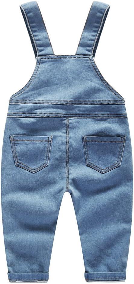 KIDSCOOL SPACE Baby & Little Boys/Girls Denim Overalls 6-12 Months ...