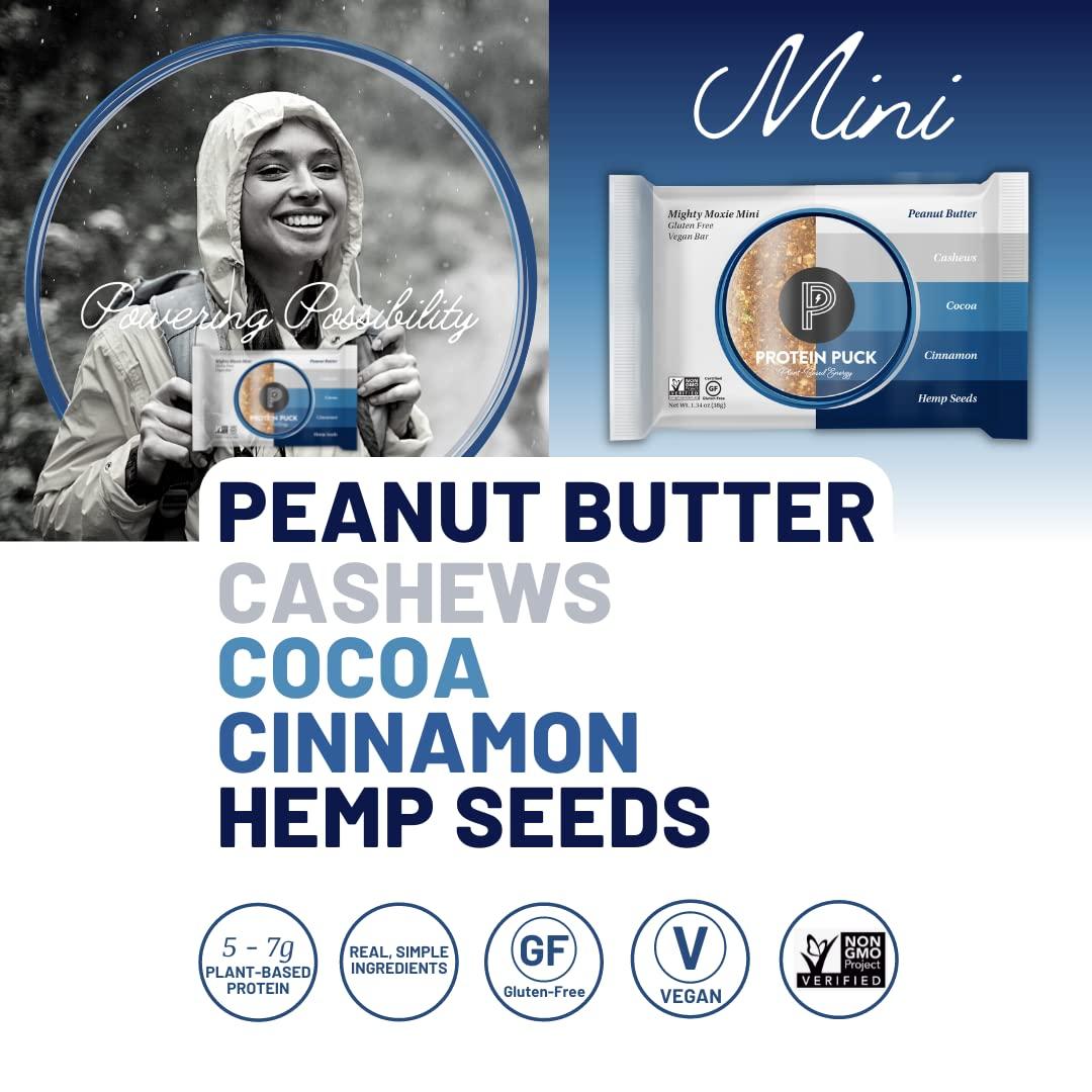 Protein Puck Mini Bars Variety Pack Case of 12 - High Protein Vegan ...