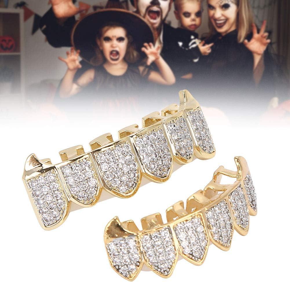 Brass Teeth Set - Hip Hop Prop Accessories for Halloween | Unique Party ...