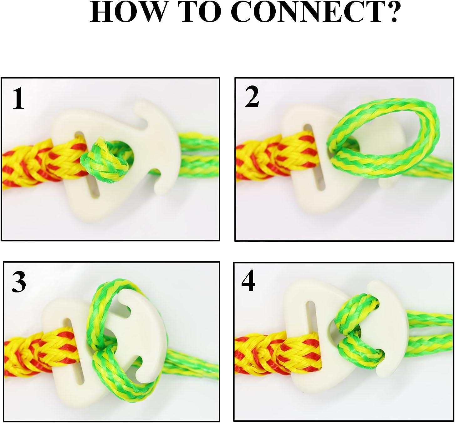 Towable Tow Rope Connect 2pcs - Quick Attachment for Water Sports ...