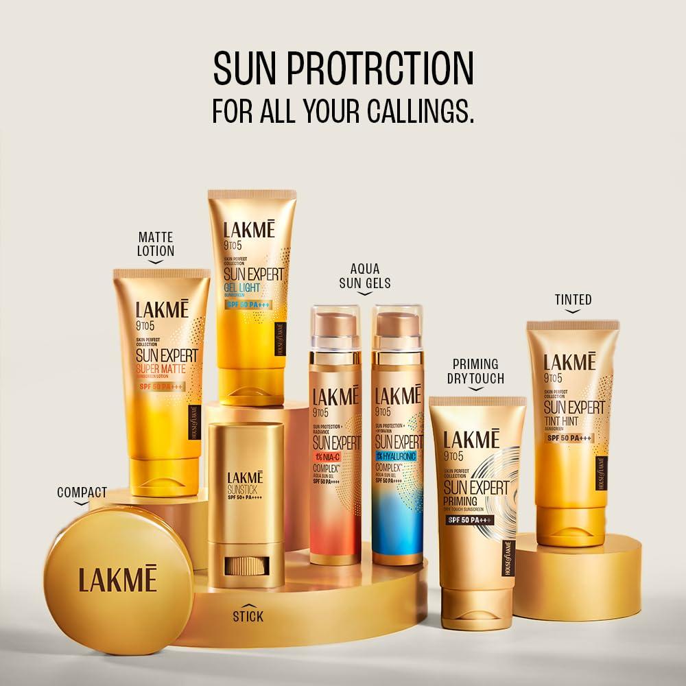 Buy Lakme Sun Expert SPF 50 PA+++ Ultra Matte Gel 100 ml - Best ...