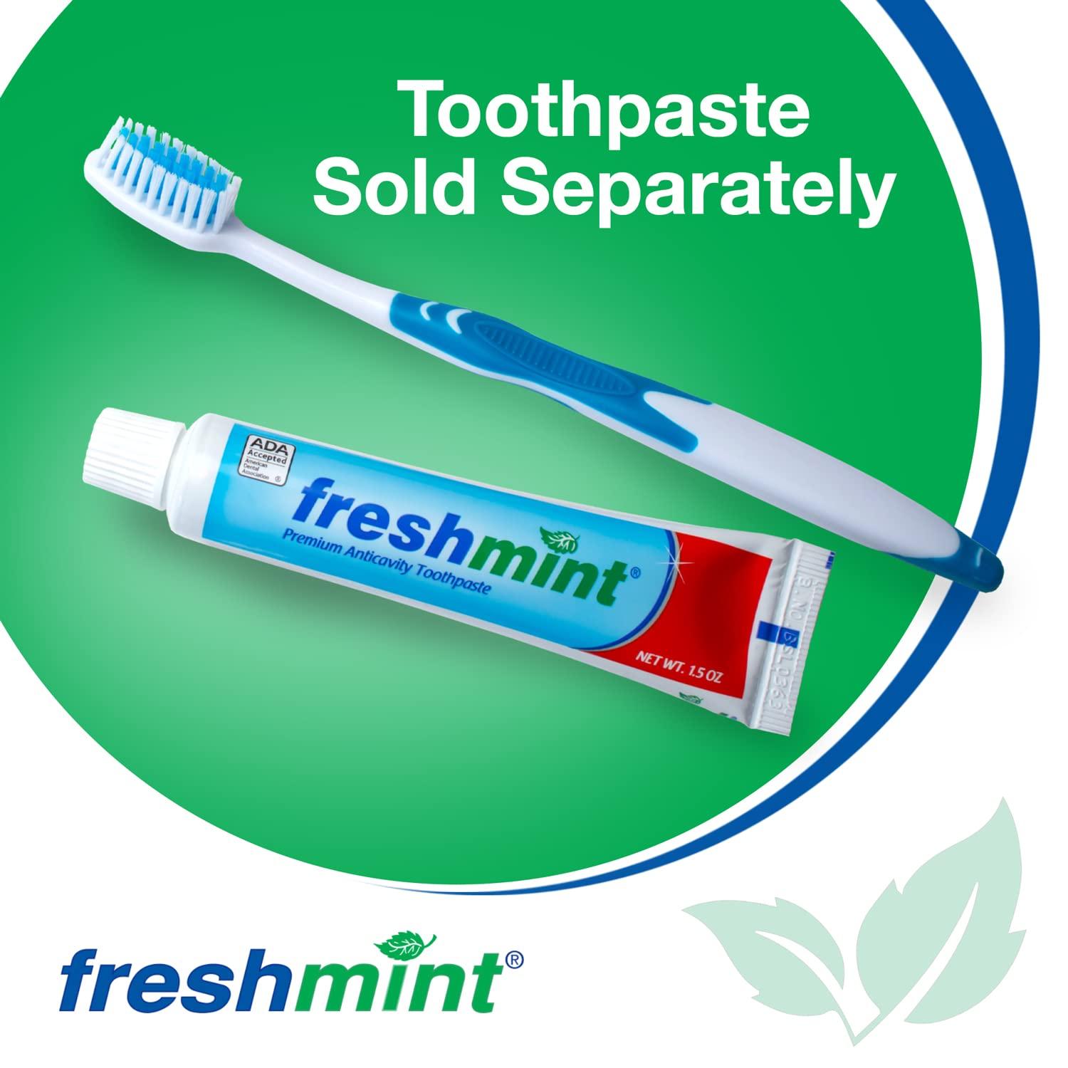 100 Pack Freshmint Individually Wrapped Premium Toothbrushes ...