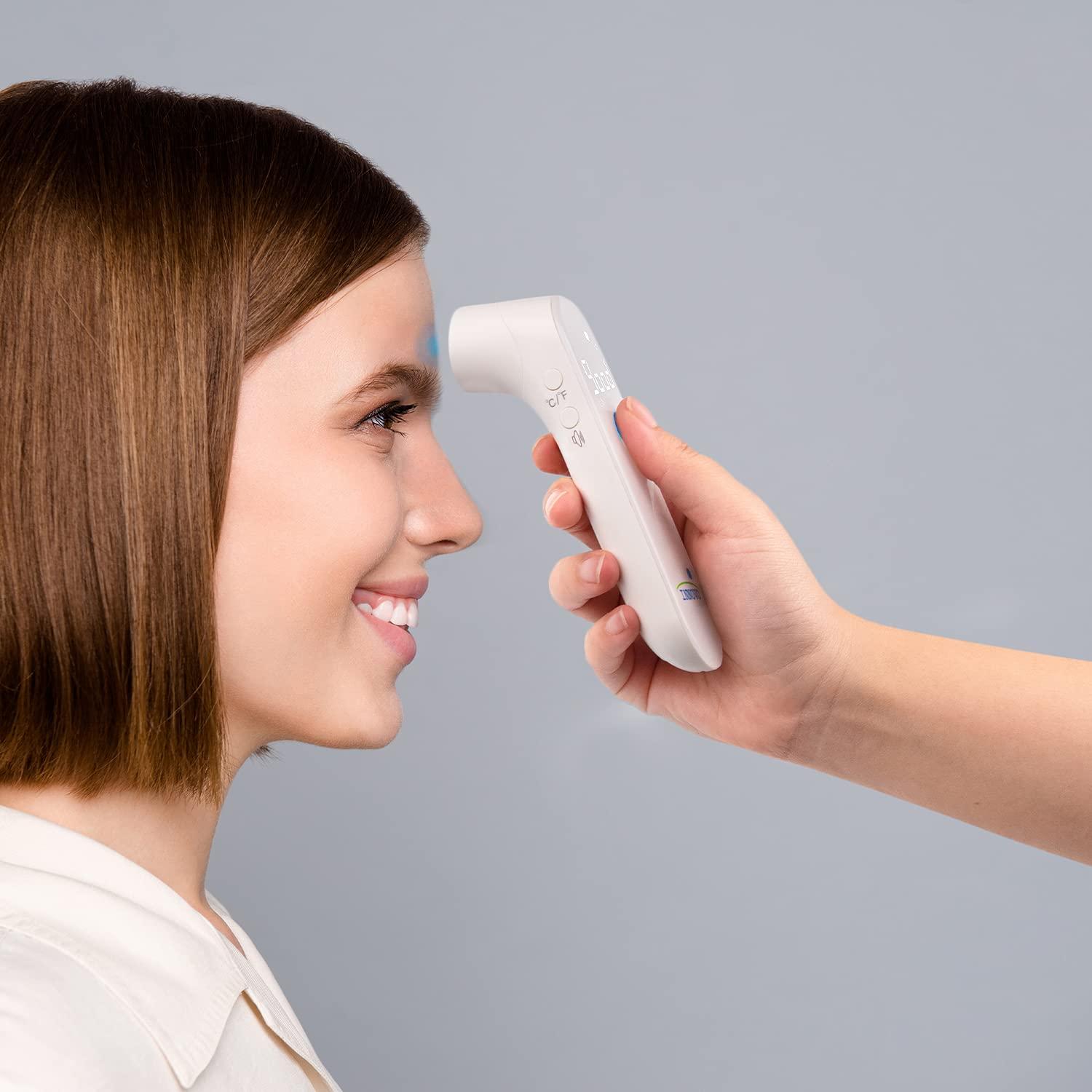 Innovo Medical Touchless Forehead Thermometer | Non-Contact Fever Alert ...