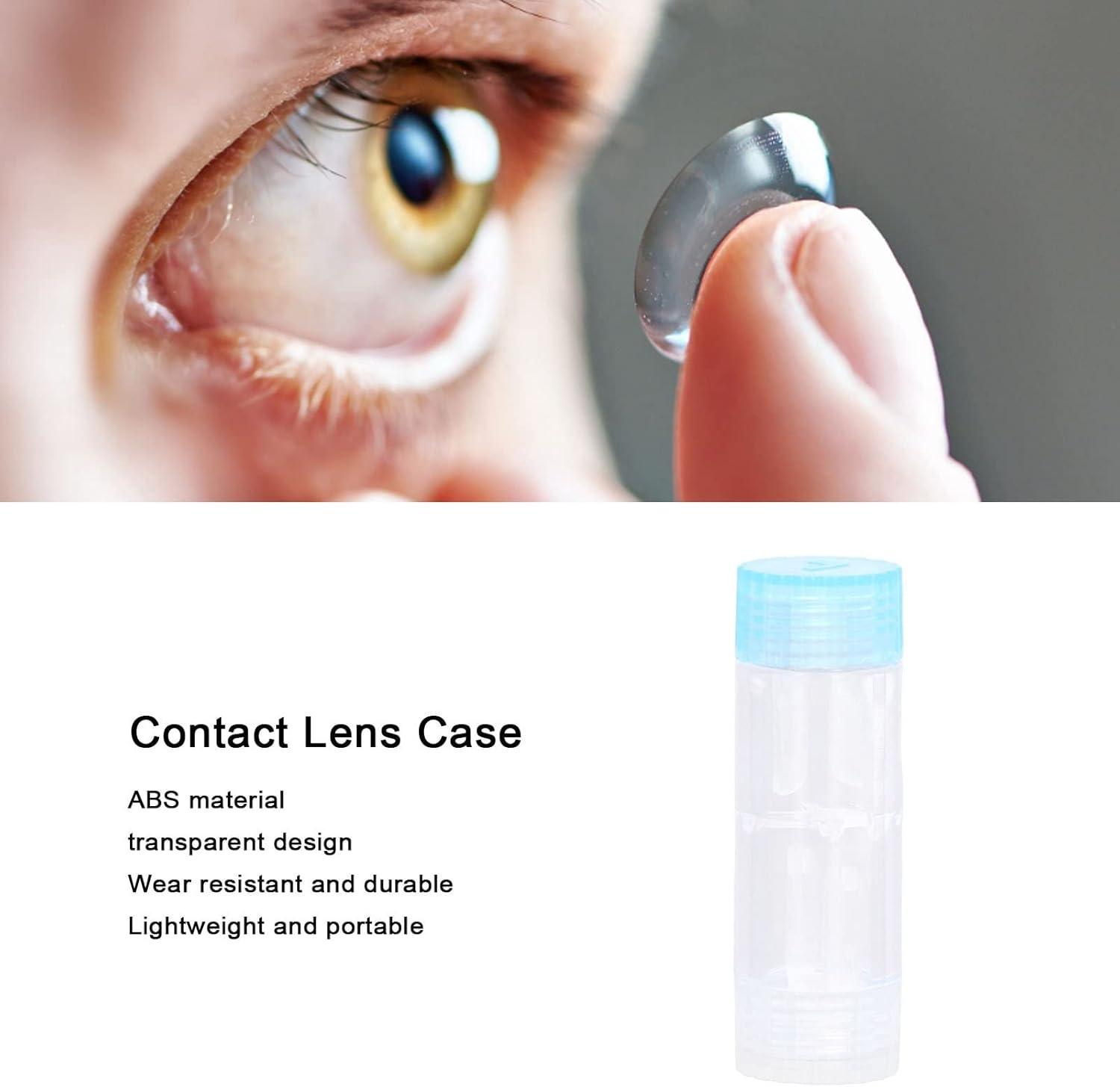 12-Piece Transparent Contact Lens Box - Portable & Durable ABS ...