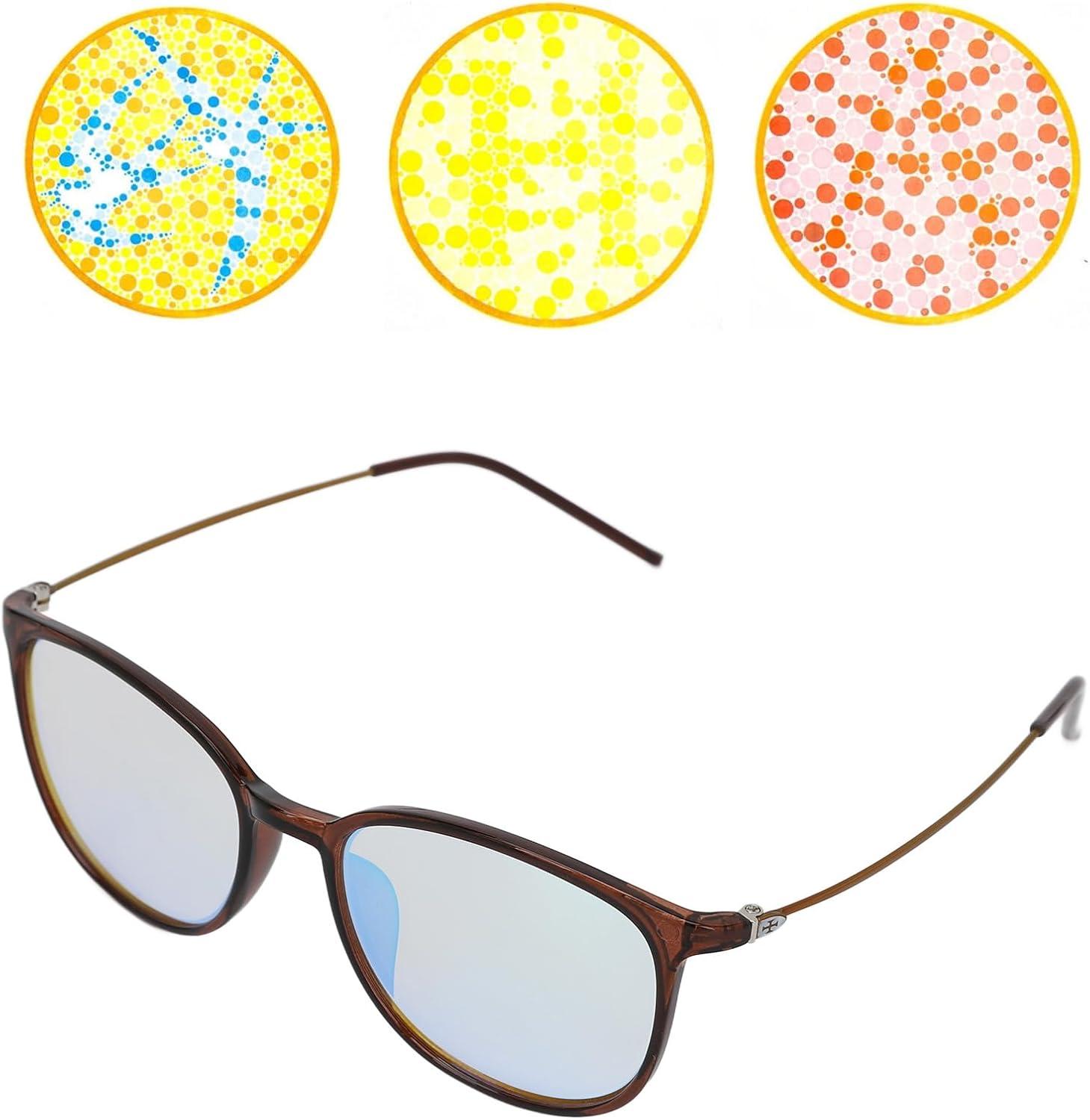 Color Correction Glasses for Color Blindness - TR90 Red-Green Goggles ...