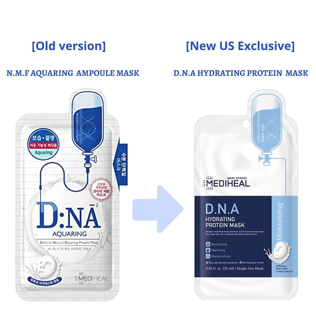 Mediheal Sheet Mask Heroes Variety Pack | Korean Skincare Routine with NMF, Tea Tree, Collagen ...