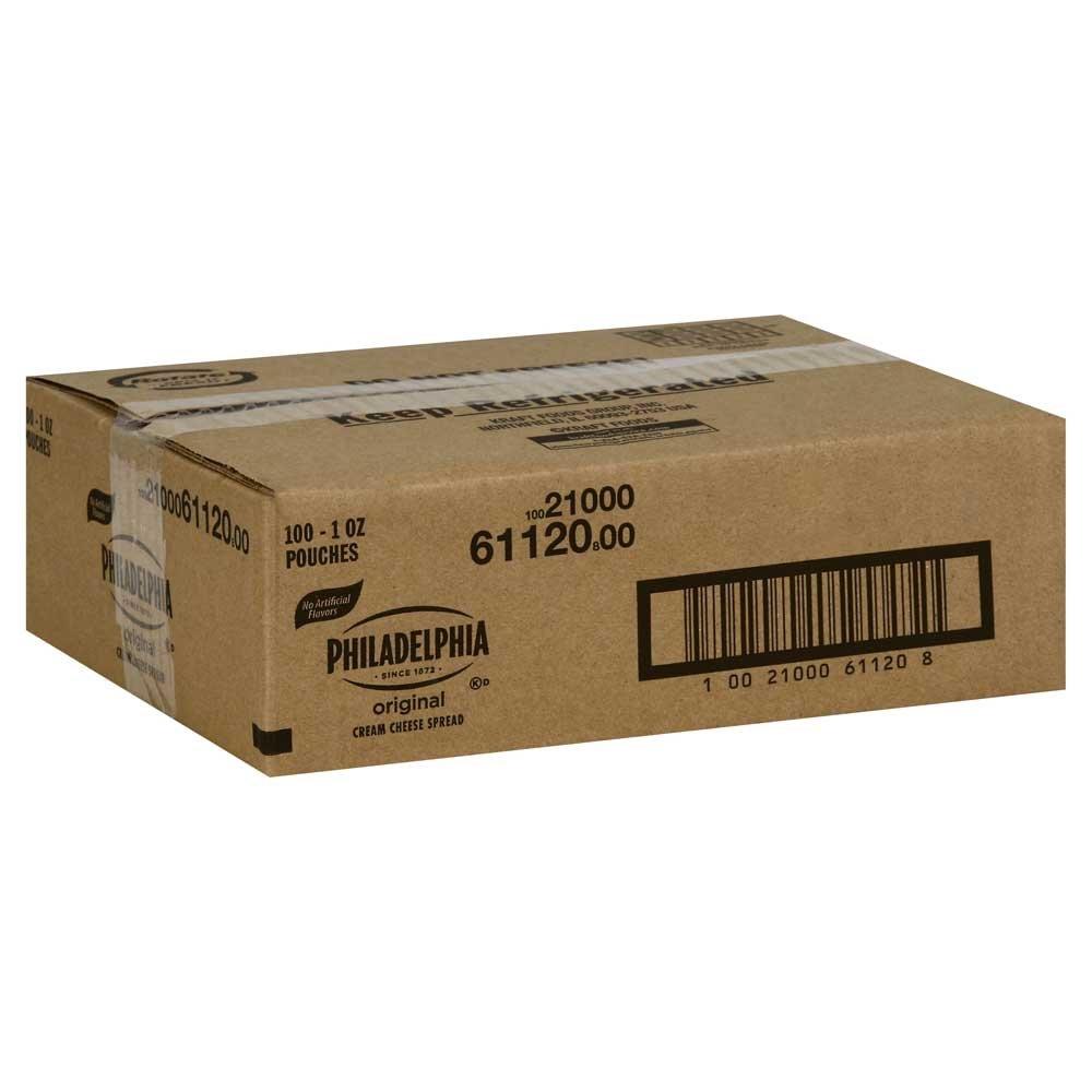 Kraft Philadelphia Original Cream Cheese Spread Pouch 1oz - 100/Case