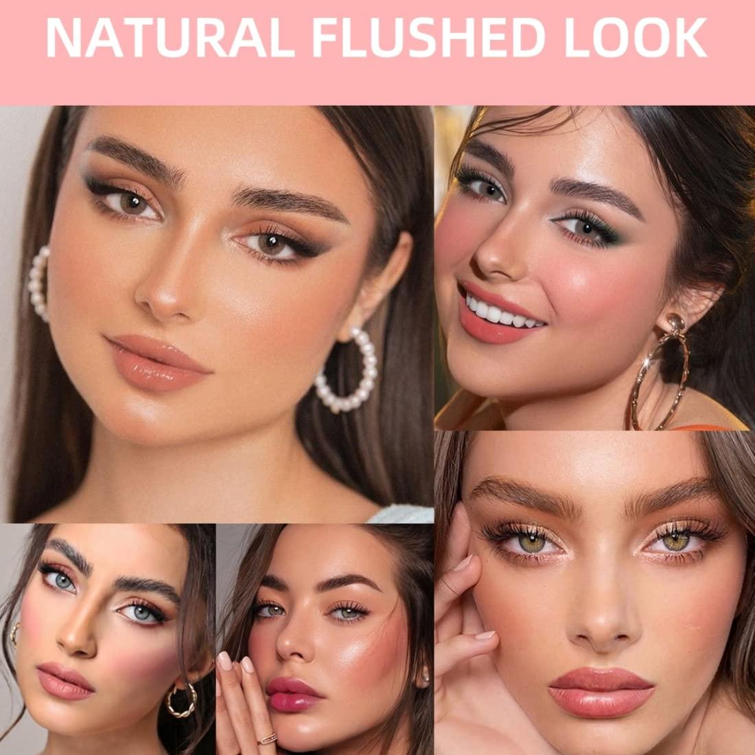 KQueenest Soft Cream Blush - Matte Effect, Natural Tint with Dewy ...