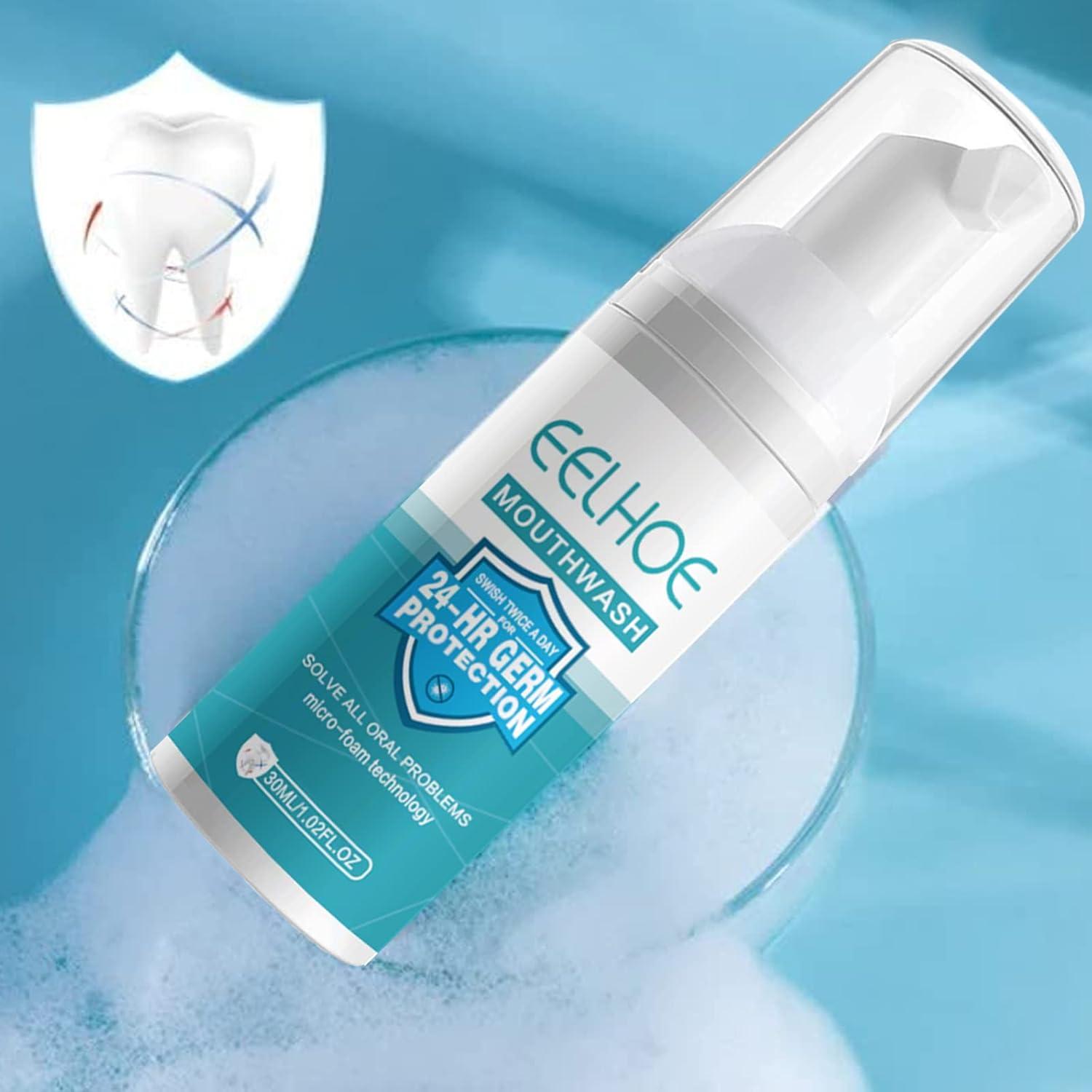 Whitening Tooth Cleaning Mousse - Anti-Cavity Foaming Toothpaste for ...