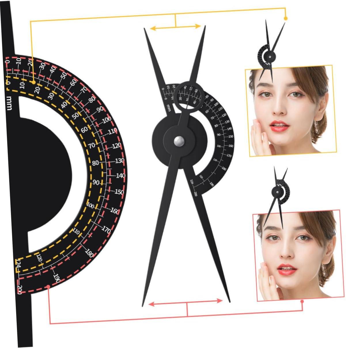 SKISUNO Brow Mapping Ruler Eyebrow Positioning Ruler Miniature Tools ...