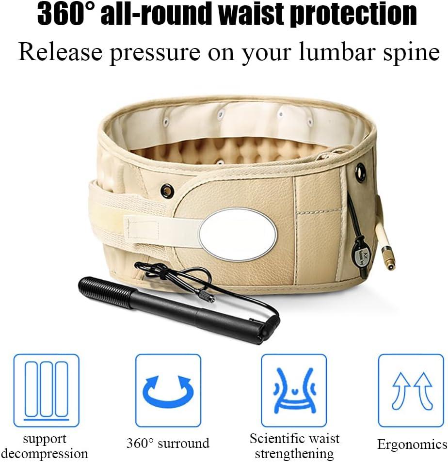 RKXKJ Inflatable Decompression Belt - Spinal Back Support with 28 H ...