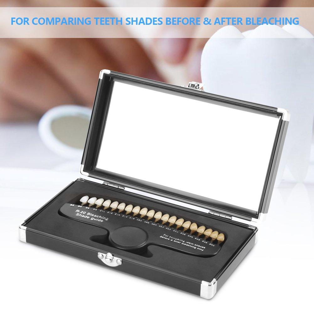 20 Color Dental Teeth Whitening Shade Guide - Professional Oral Care ...