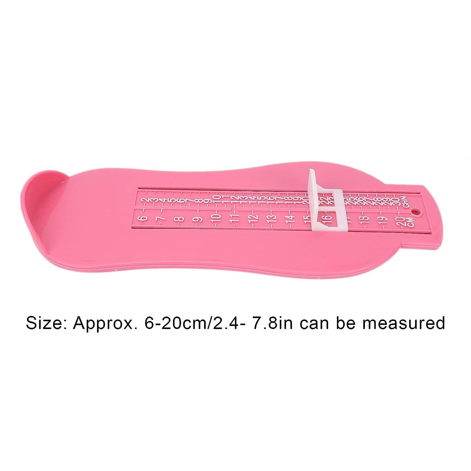 Buy Kids Shoe Sizer: Home Foot Measurement Device (Pink) - Easy Sizing ...