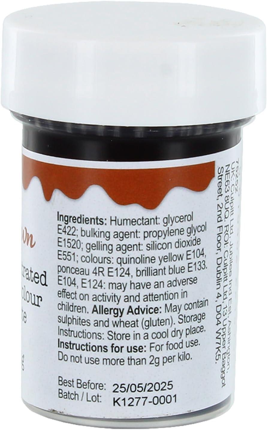 Brown Food Coloring Paste | 25g Concentrated Color for Baking & Cake ...