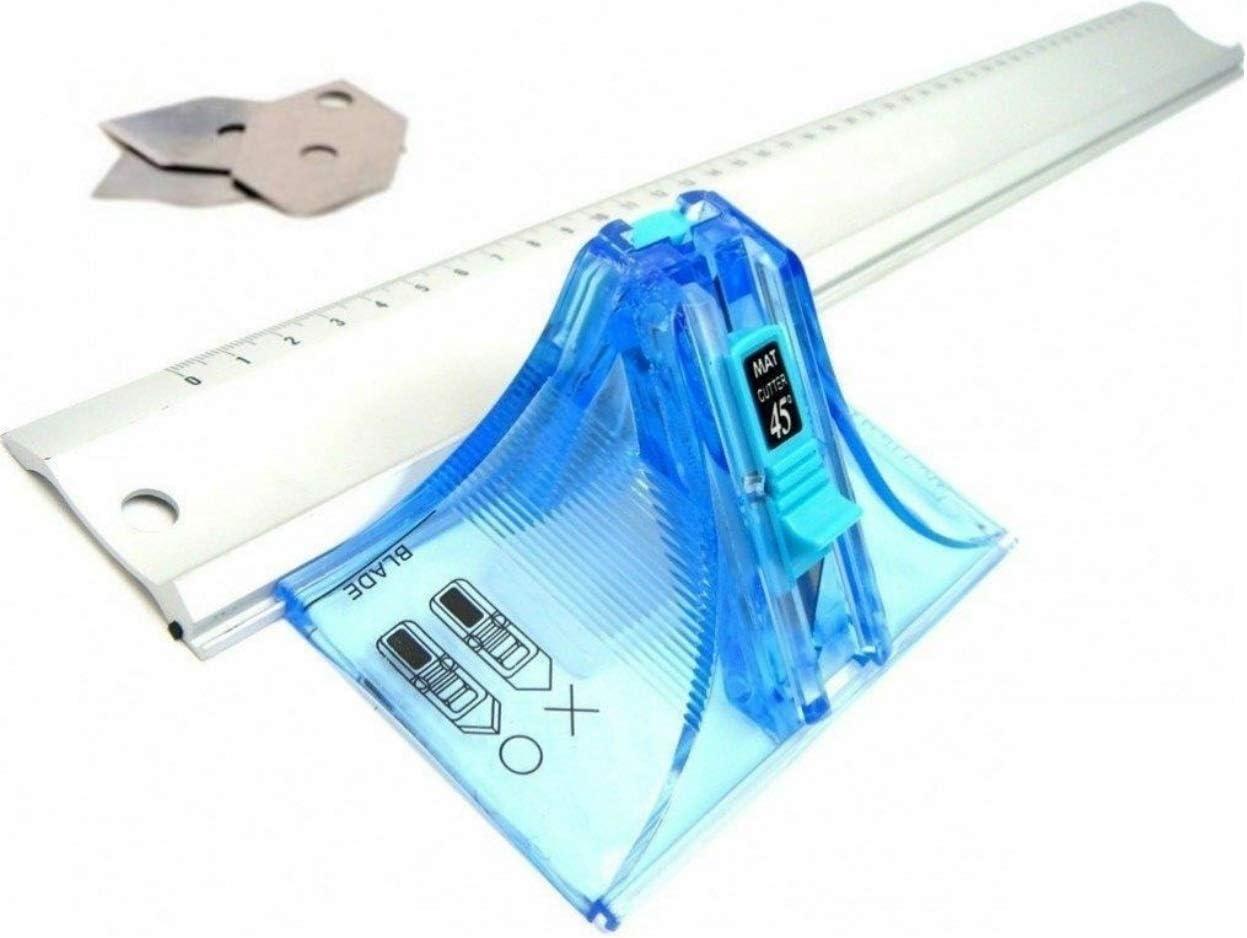 Cutter 45 & 90 Degree Bevel Mat Board Cutter with 3pcs Free Replacement ...