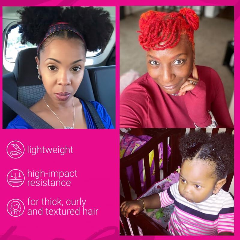 PuffCuff Micro 1.5 Inch Hair Clamps - 5 Piece Set for Natural, Thick ...