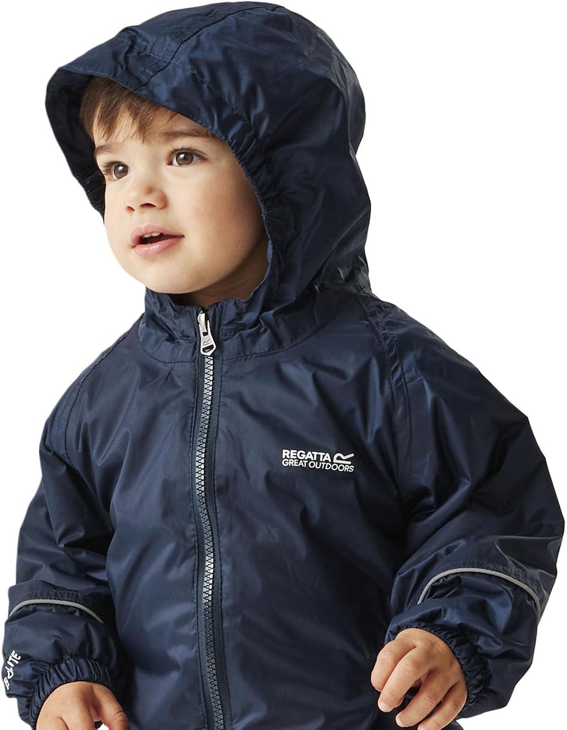 Regatta Kids Splosh III Waterproof Puddle Suit - Navy (48-60 months) | Buy Now with Express ...