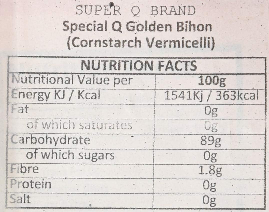 Super Q Golden Bihon Corn-Starch Stick Noodles 500g - Authentic ...