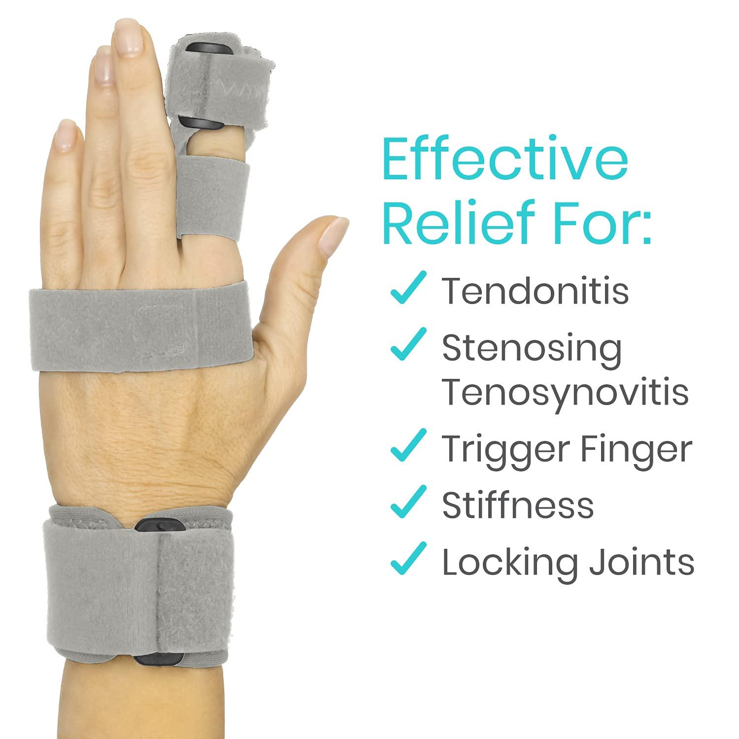 Adjustable Vive Finger Splint for Trigger Finger - Brace Support for ...