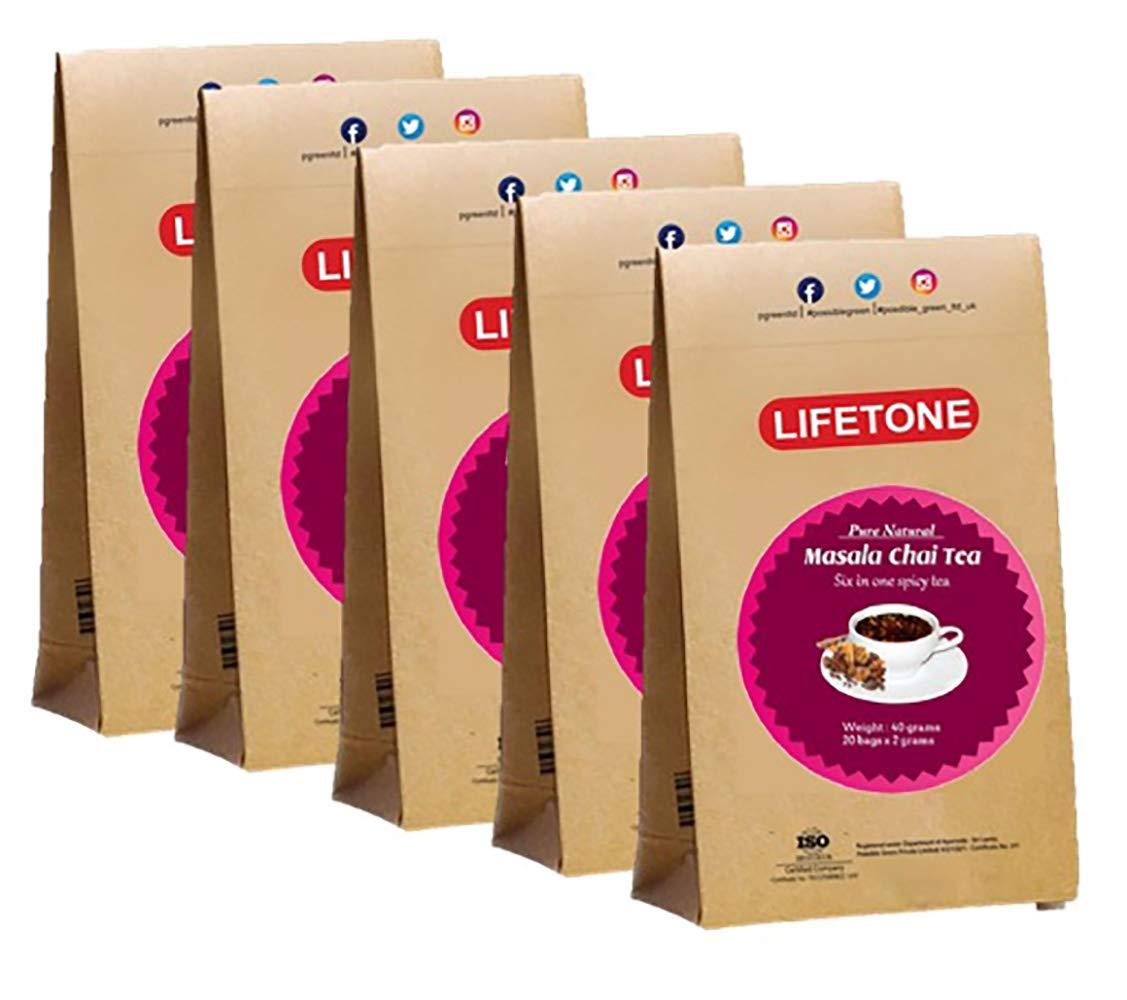 lifetone the tea for better life Masala Chai | Fine Blend with Ceylon ...
