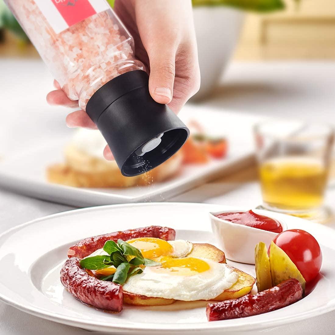 Anthela Himalayan Pink Salt Coarse Grind Salt Ceramic Grinder - 13.4 oz ...