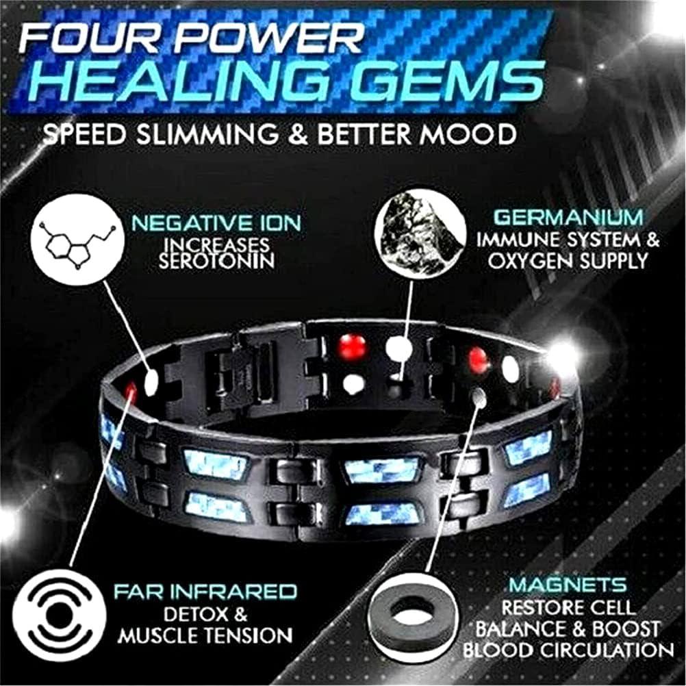 Maicola Adjustable Carbon Blue Titanium Magnetic Arm Band - 2022 ...