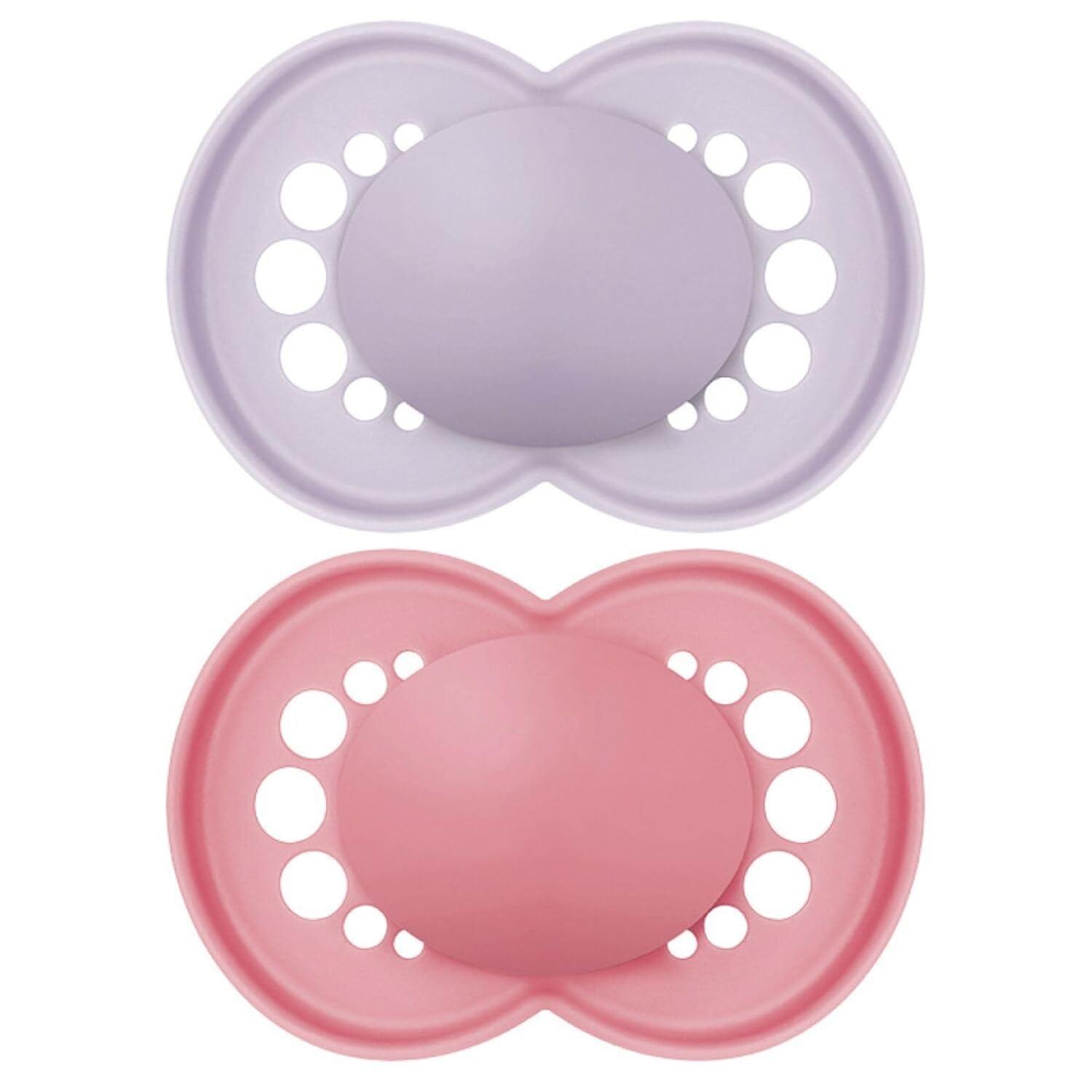 MAM Original Pacifier 18+ Months - 2 Pack Silicone Baby Pacifiers with ...