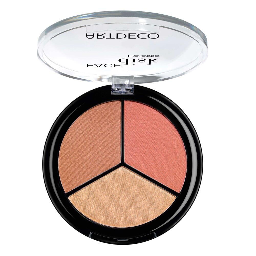 ARTDECO Face Disk Palette - 3 in 1 Highlighter Bronzer & Blusher ...