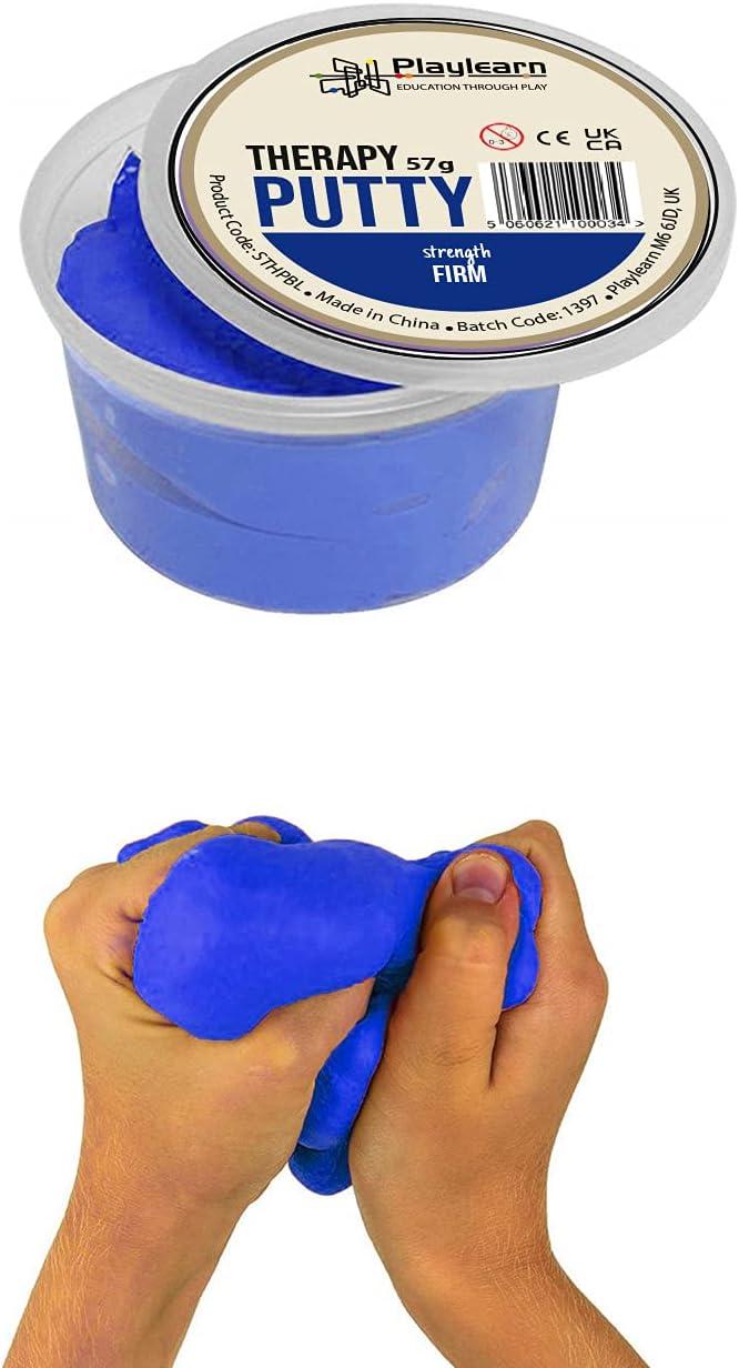 Therapy Putty Set of 3 Consisting of: Soft (Yellow) Firm (Blue ...