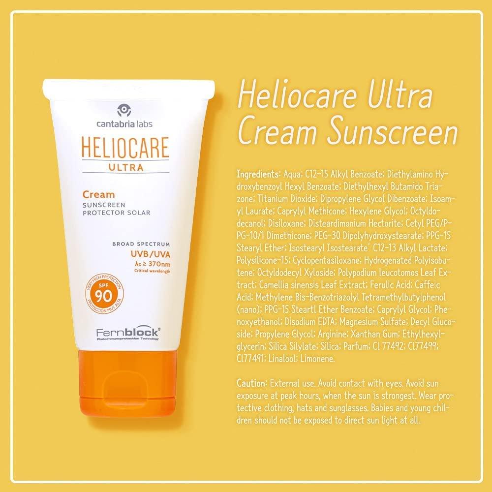 Heliocare Ultra SPF90 Cream 50ml - High Protection Sunscreen | Buy Now ...
